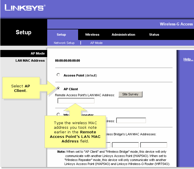 Wireless Access Point Client Mode At Katie Butters Blog